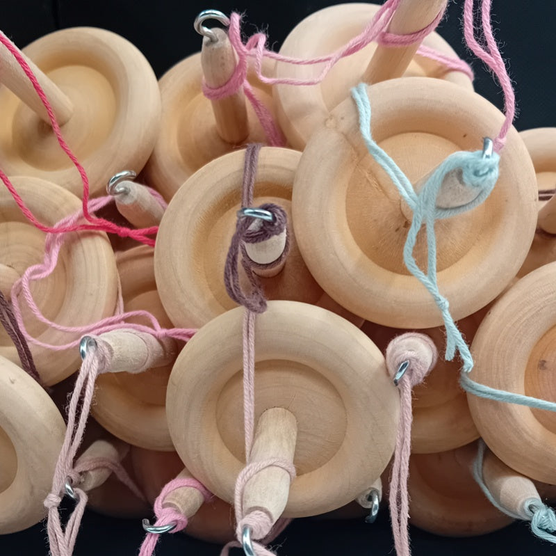 Drop Spindle wool spinning kit – FibreHut