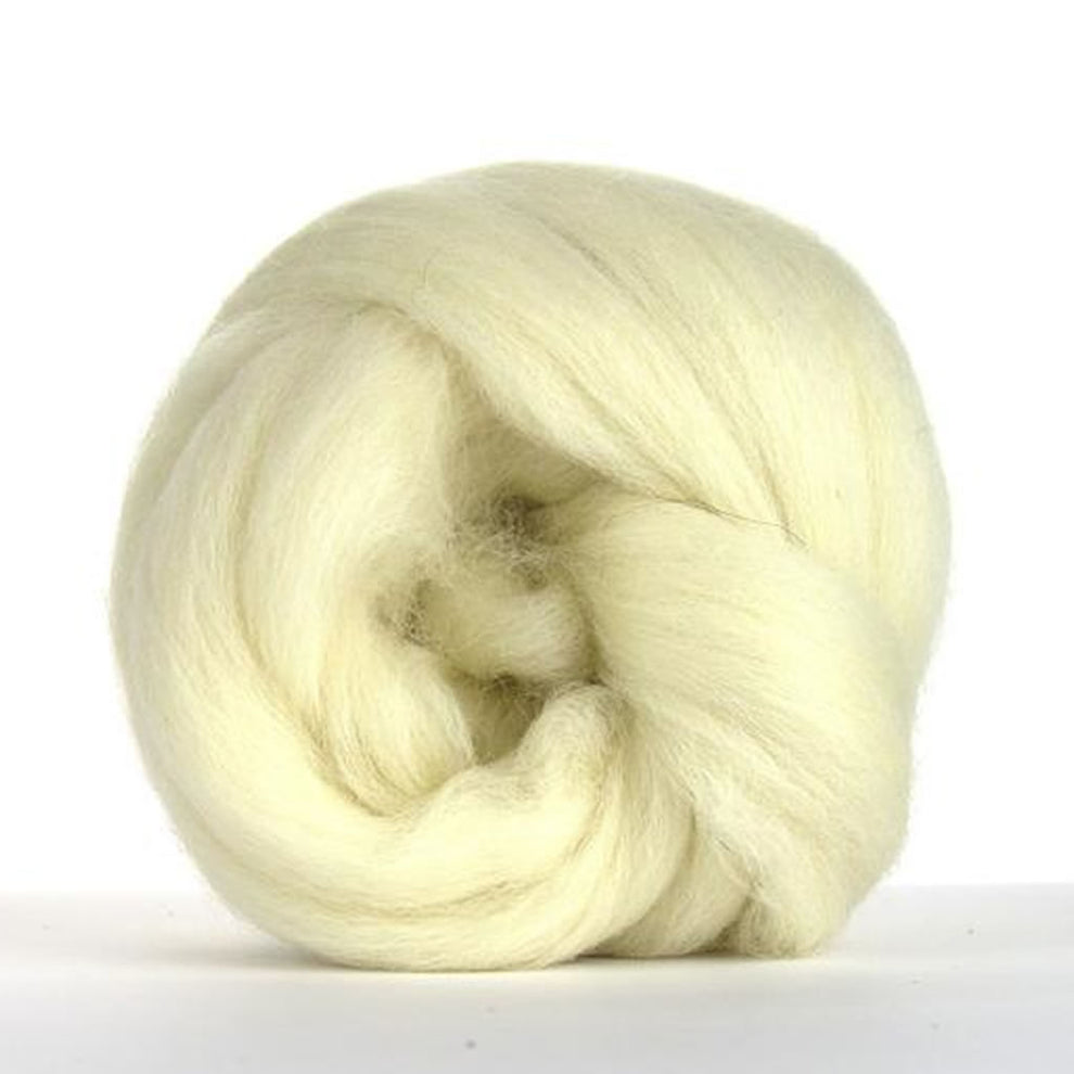 KENT ROMNEY NATURAL WHITE - combed wool top – FibreHut